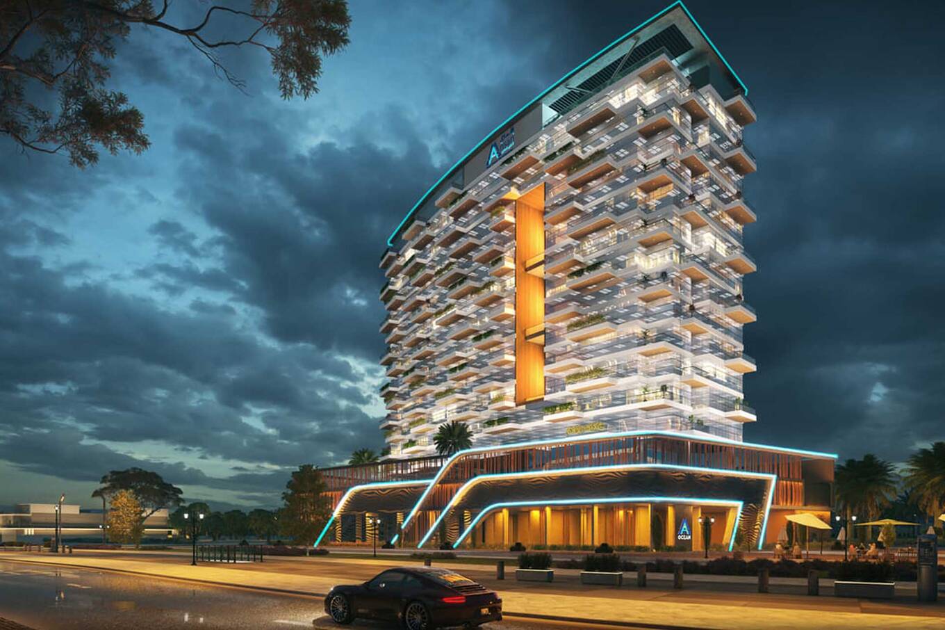 Ocean Tower by Ahmad Alansari Real Estate Development in Dubai Islands ...