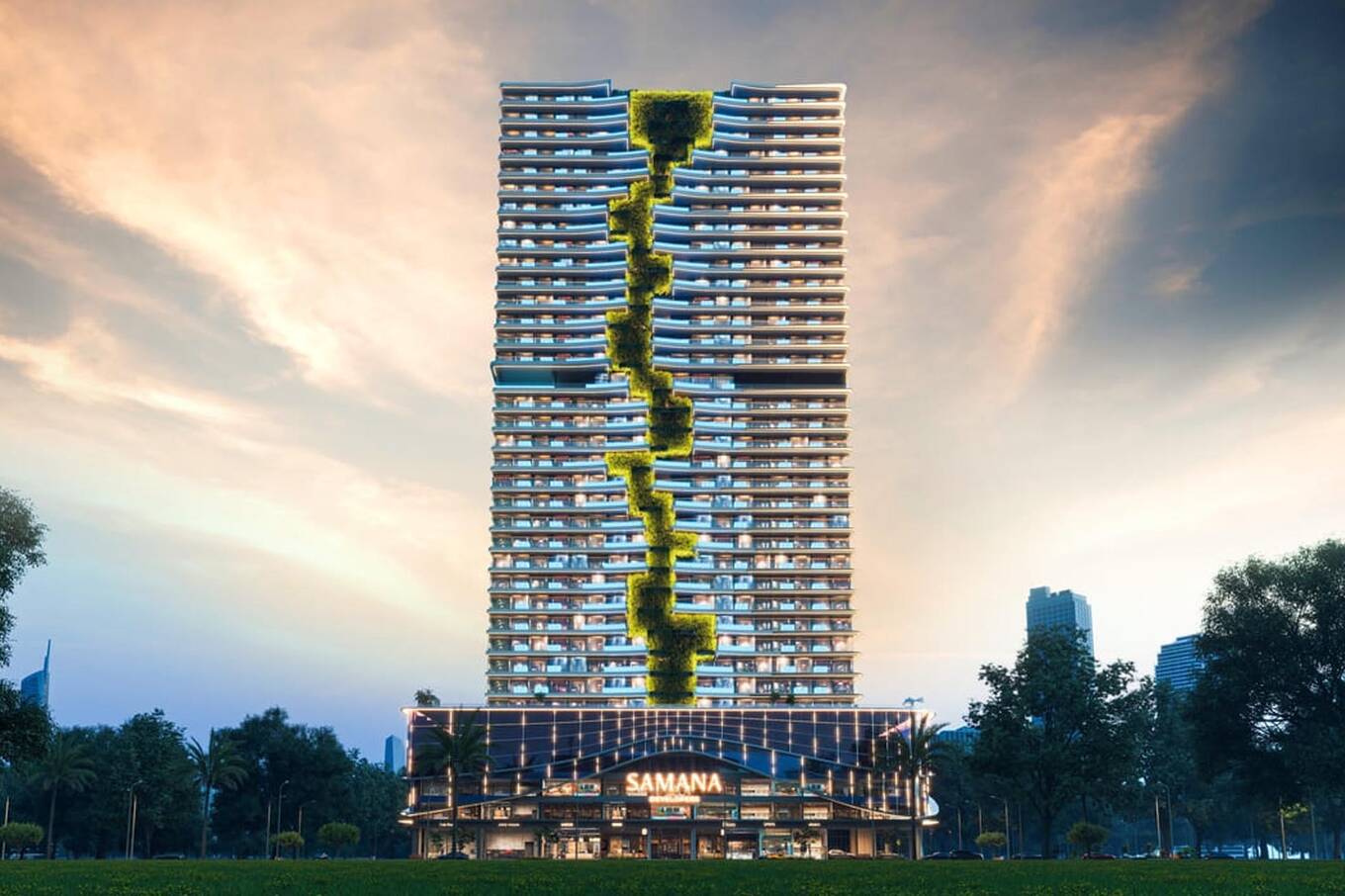 Samana Barari Lagoons by Samana Developers in Majan, Dubai